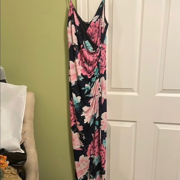 Fashion Nova | Dresses | Fashion Nova Pink Slip Maxi Dress Spaghetti ...